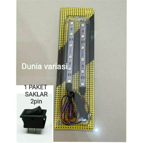 Jual BONUS SAKLAR Lampu Kolong Warna Warni SAKLAR 2 Kaki 6Led Lampu Kedip RGB Shopee Indonesia