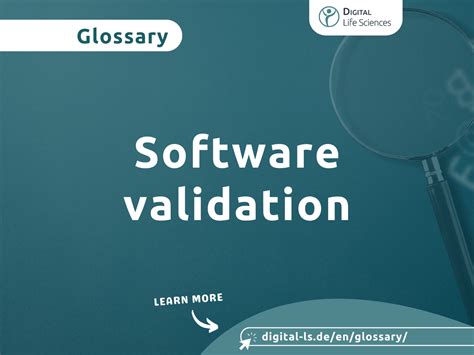 Software Validation What Does It Mean At Digital Life Sciences