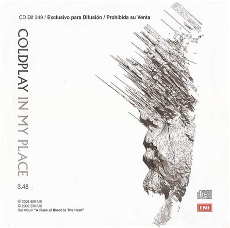 Coldplay In My Place 2002 CD Discogs