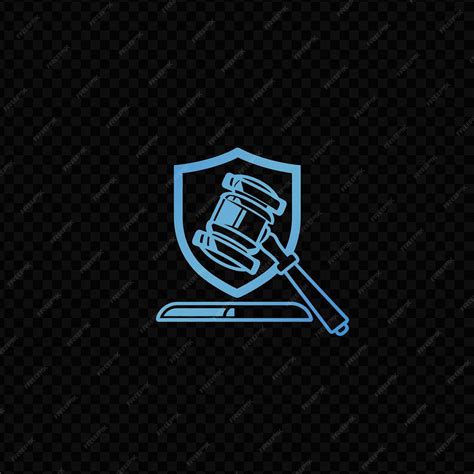 Premium Psd Corporate Governance Award Logo With A Gavel And A Shield