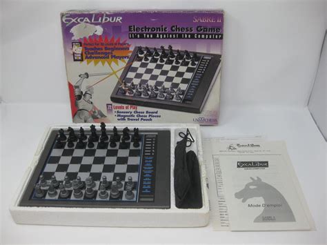 Excalibur Electronic Chess Set Sabre Ii Game W Box Complete 1905116482