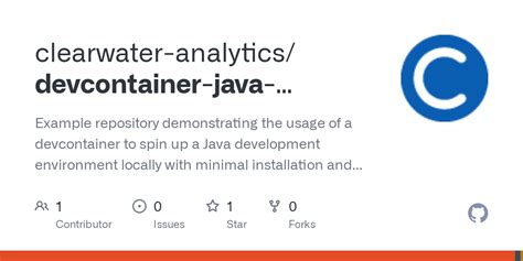 Github Clearwater Analytics Devcontainer Java Example Example Repository Demonstrating The