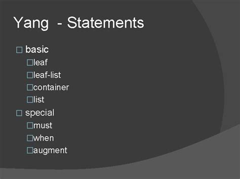 Simple Tutorial YANG NETCONF Yang Modules And Submodules