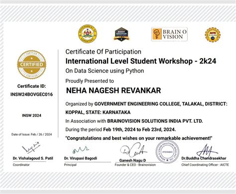 Neha Revankar On Linkedin Datascience Python Internationalworkshop Professionaldevelopment