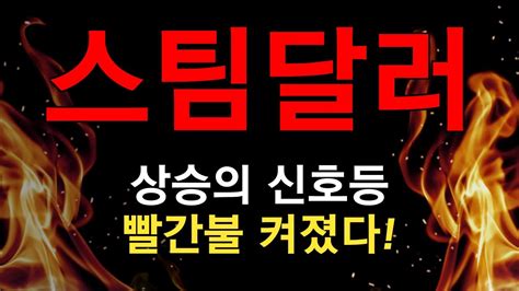 코인 스팀달러 스팀달러 코인분석 목표가 환상적 상승세 시작 주목하세요 Youtube