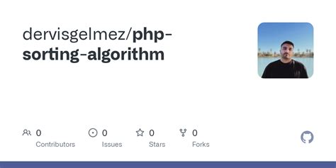 GitHub Dervisgelmez Php Sorting Algorithm