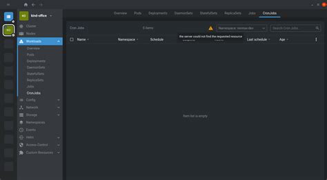 Lens Does Not See CronJobs In A Kind Cluster Issue Lensapp Lens GitHub