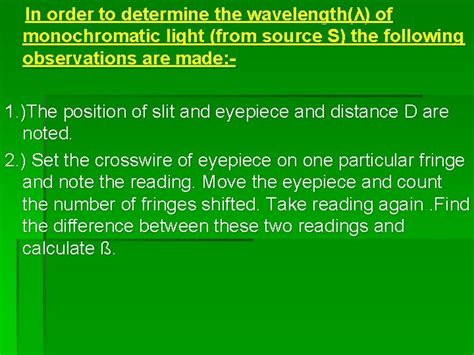 Applications Of Fresnel Biprism Working Of Fresnel Biprism
