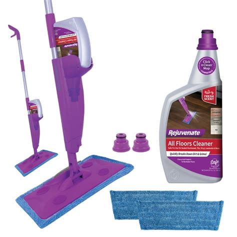 Rejuvenate Click N Clean Multi Surface Spray Mop System Floor Cleaner