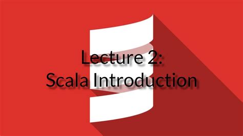 Cse 116 Lecture 2 Scala Introduction Youtube