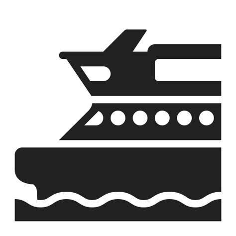 Ferry Icon Fluentui Emoji Mono Iconpack Microsoft