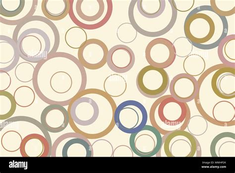 Modern Geometrical Circles Bubbles Sphere Or Ellipses Background Pattern Abstract Vector