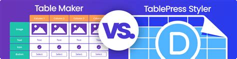 Table Maker Divi Modules