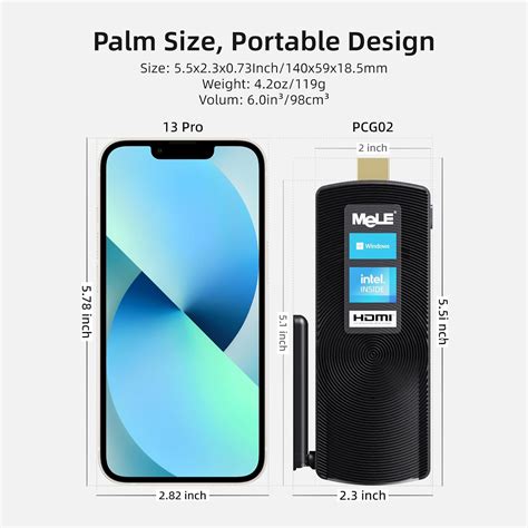 Fanless Mini PC Stick Windows 11 Home N4000 Review Mini PC Reviewer