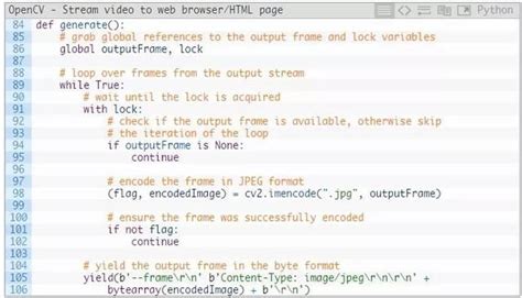 opencv：將視頻流式傳輸到網頁瀏覽器 html頁面 pcnow