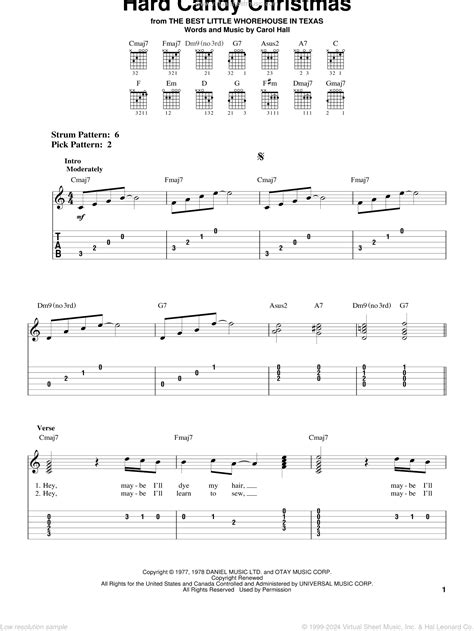 Candy Guitar Chords