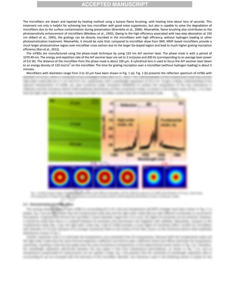 Solution In Situ Dna Hybridization Detection With A Reflective Microfiber Grating Biosensor