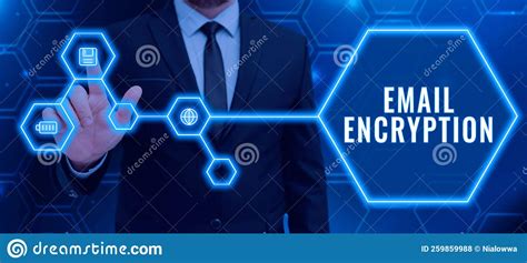 inspiration showing sign email encryption business approach systematic