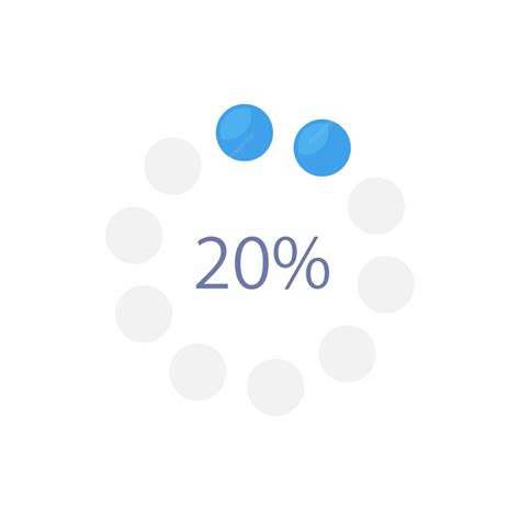 Premium Vector Circular Dot Progress Infographic Chart Design Template