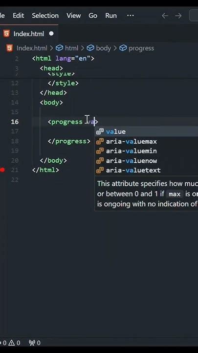 Html Progress Bar 💻 Html Codewithimraan Webdevelopment Youtube