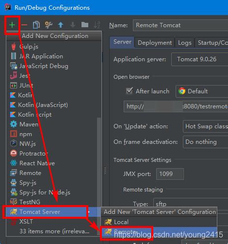 在 Idea 中配置远程 Tomcat 并部署idea Remote Tomcat Csdn博客