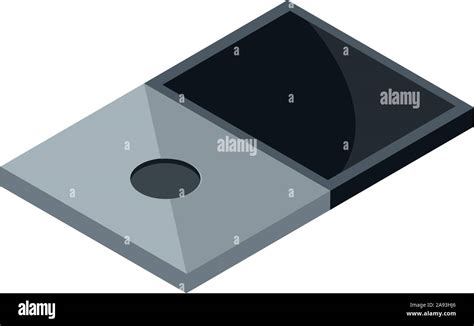 Technology Hardware Device Computer Icon Vector Illustration Isometric