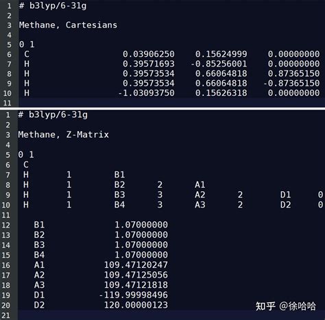 【小工具】利用python脚本将分子笛卡尔坐标转化为内坐标 知乎 【小工具】利用python脚本将分子笛卡尔坐标转化为内坐标 知乎