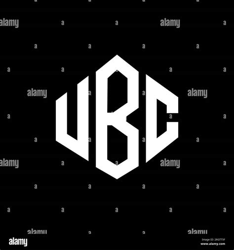 Ubc Letter Logo Design With Polygon Shape Ubc Polygon And Cube Shape