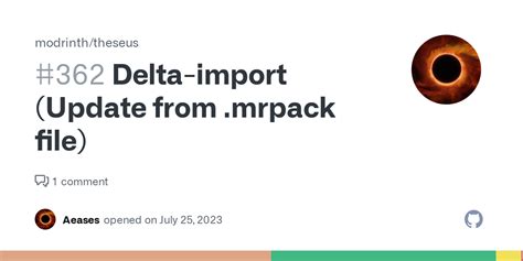 delta import update from mrpack file · issue 362 · modrinth theseus