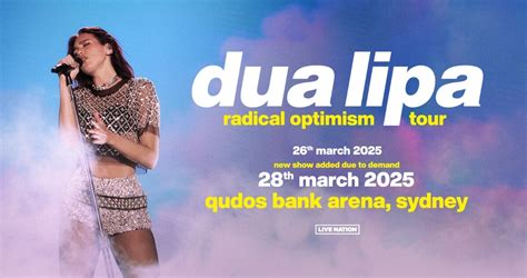 Dua Lipa Sydney Olympic Park
