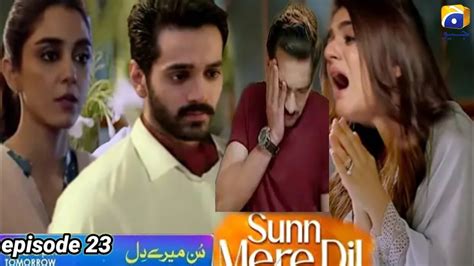Hamsha Ki Asliyet Ai Bilal Abdullah Or Sadaf K Samny Sunn Mere Dill Episod23 Promowahajali