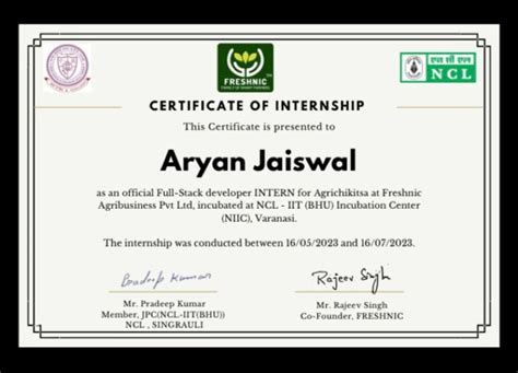 aryan jaiswal on linkedin fullstackdeveloper internshipcertificate