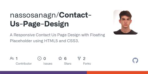 Github Nassosanagncontact Us Page Design A Responsive Contact Us