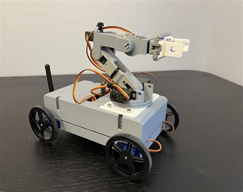 3d Printed Arduino Servo Platform With Robotic Arm 4 Steps