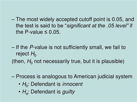 ppt 6 statistical inference significance tests powerpoint
