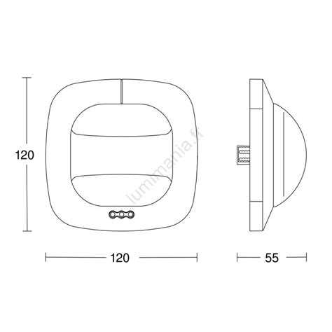 Steinel 003005 Détecteur De Présence Dual Hf Dali 2 Apc Blanc Lumimania