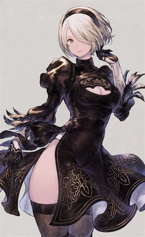 Yorha No 2 Type B Nier And 1 More Drawn By Maekakekamen Danbooru