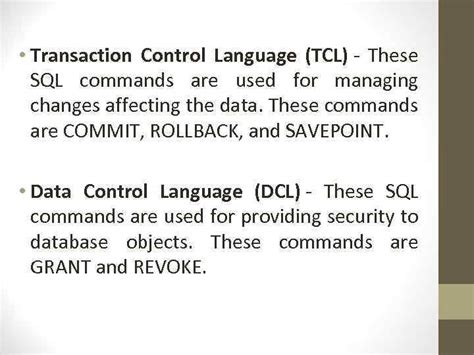 Database Management System My Sql Learning Objectives