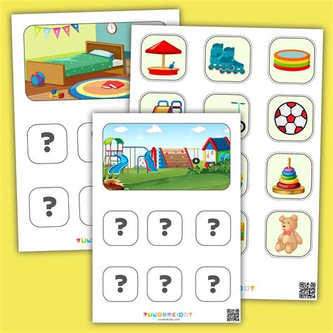 Toys Classification Printable Preschool Sorting Activity