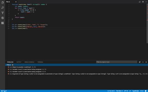 Visual Studio Code Atom Typescript Not Displaying Errors Stack Overflow