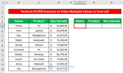 How To Filter Multiple Values In One Cell In Excel 4 Methods ExcelDemy