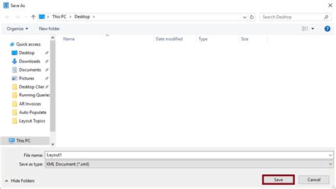 saving and restoring layouts