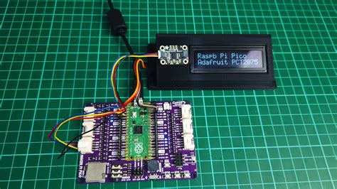 measure temperature using pct2075 sensor and maker pi pico