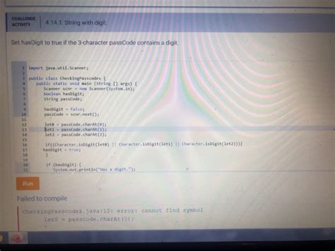 Solved Challenge Activity 4141 String With Digit Set