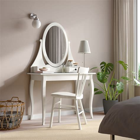 Hemnes Toilettafel Met Spiegel Wit 100x50 Cm Ikea België