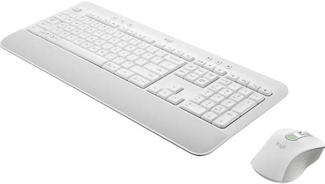 Безжичен комплект Logitech Signature MK бял на топ цена от Ардес
