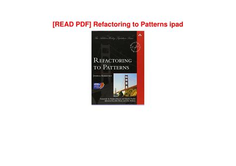 ppt [read pdf] refactoring to patterns ipad powerpoint presentation