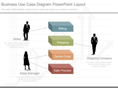 Business Use Case Diagram Powerpoint Layout Graphics Presentation Background For PowerPoint