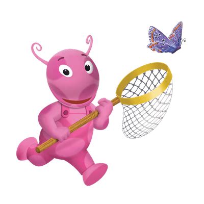 Uniqua Auf der Jagd nach einem Schmetterling transparente PNG - StickPNG