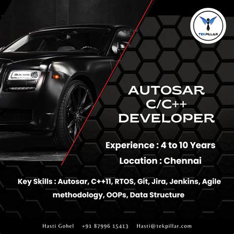 Hiring Embeddedengineer Autosar Cplusplus Rtos Memorymanagement